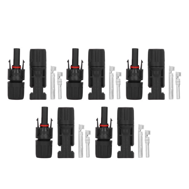 Waterproof PV Connector,5 Set Solar PV PV Connector PV Male Female ...