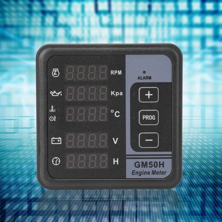 Engine Digital Meter For Diesel Engine Monitor Generator Panel Digital ...