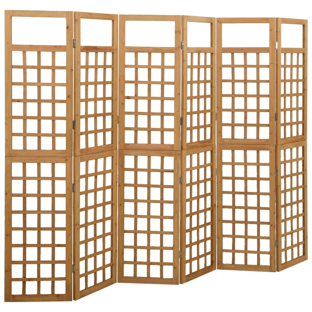 vidaXL Room Divider Freestanding Privacy Screen for Bedroom Solid Wood ...