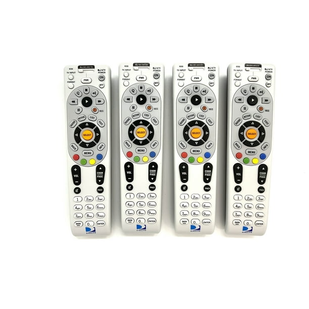 (4 Pack) Replacement DirecTV RC65 4-Device Universal IR Remote Control ...
