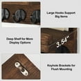 Key Holder for Wall, Decorative Key and Mail Holder with Shelf Has ...
