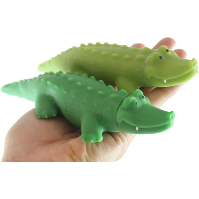 Set of 2 Alligator Puffer Ball - Air Filled Sensory Therapy Fidget ...