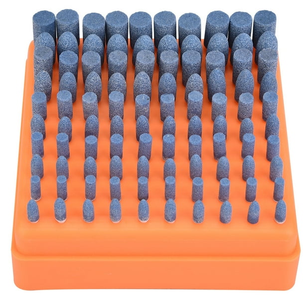 Grinding Polishing Head,100Pcs Polishing Stone Head Grinding Head ...