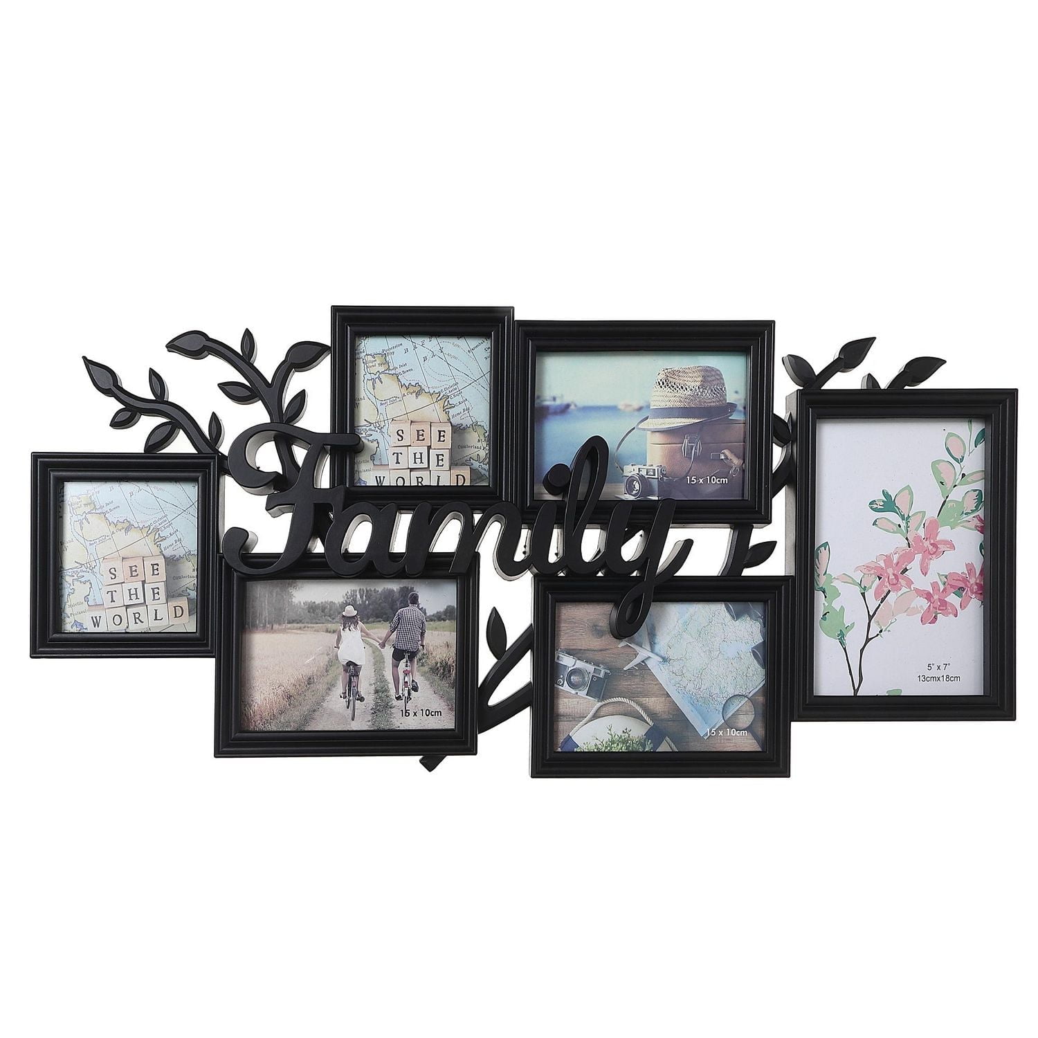 Click here for Ih Casadécor Black Collage Frame - Family (Asstd 6... prices