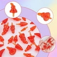 135 Pcs Snowman Nose Distorted Straight Plastic Red Noses DIY Ornament ...