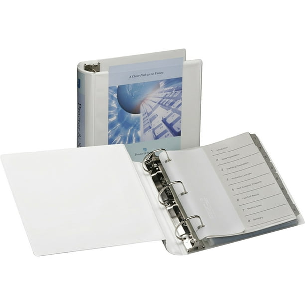 Samsill, SAM17787, DXL Locking D-Ring Binders, 1 Each, White - Walmart.com
