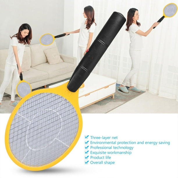 Insectos de Raqueta de de Mosca Eléctrica Insectos Asesinos de Tres ...