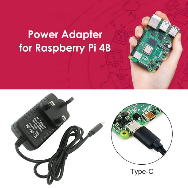 Jinveno 1m 5V 3A USB Plug Adapter Cable Type C Power Supply EU US UK ...