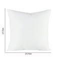18*18 Inch White Soft PP Cotton Throw Pillow Insert - Machine Washable ...