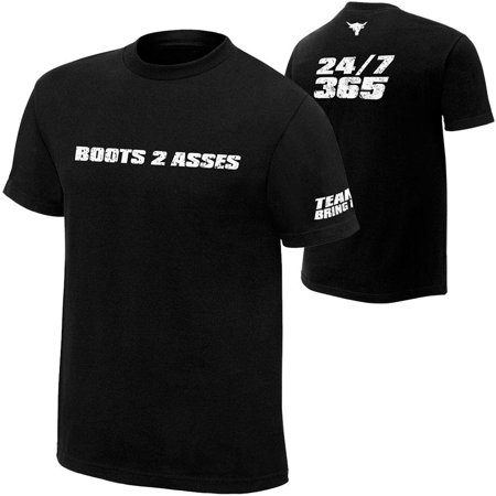 WWE Authentic Wear The Rock 24/7/365 T-Shirt Black 4XL | Walmart Canada