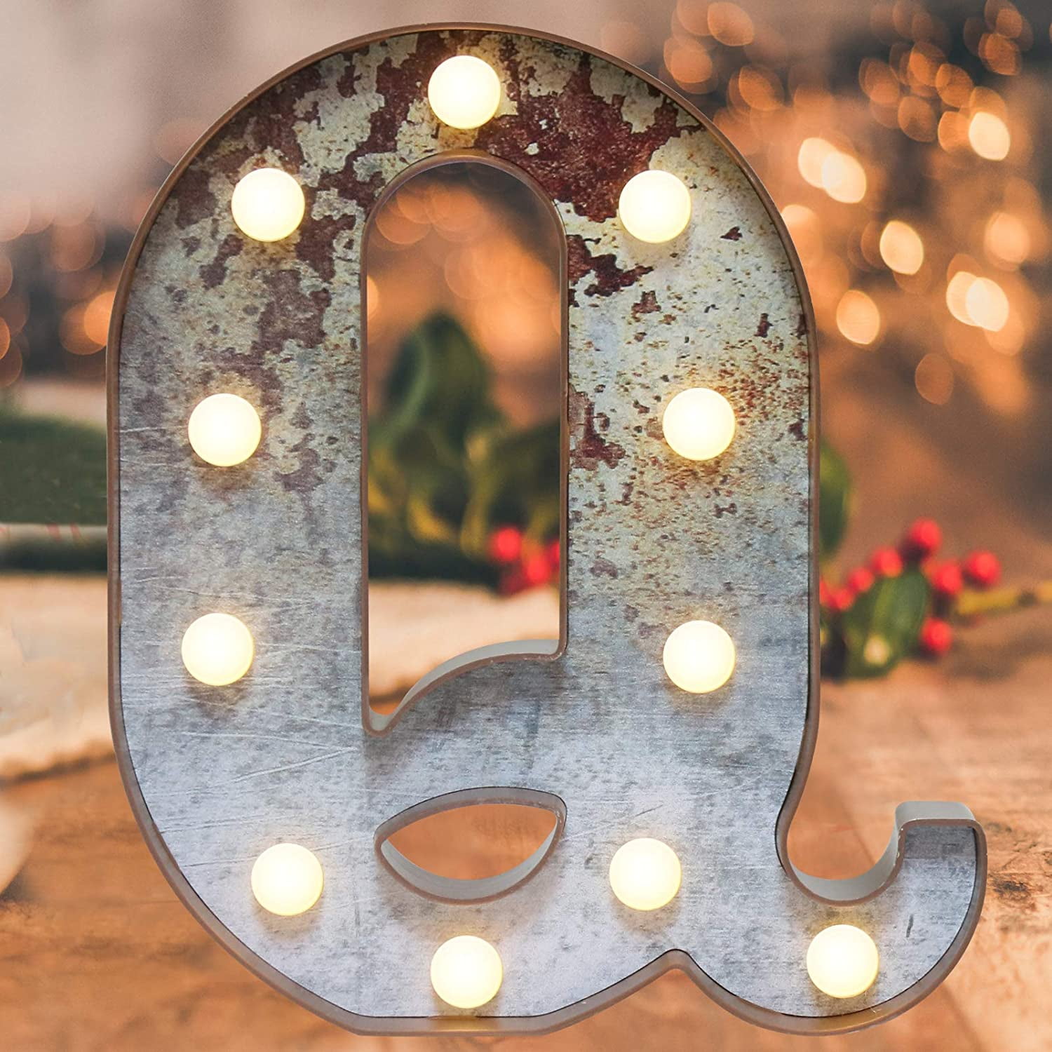 Elnsivo Vintage Led Letter Lights Light Up Alphabet Sign for Cafe Party ...
