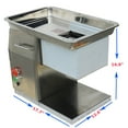 Commercial Meat Slicer Machine QX Stainless Fresh Meat Cutter Food ...