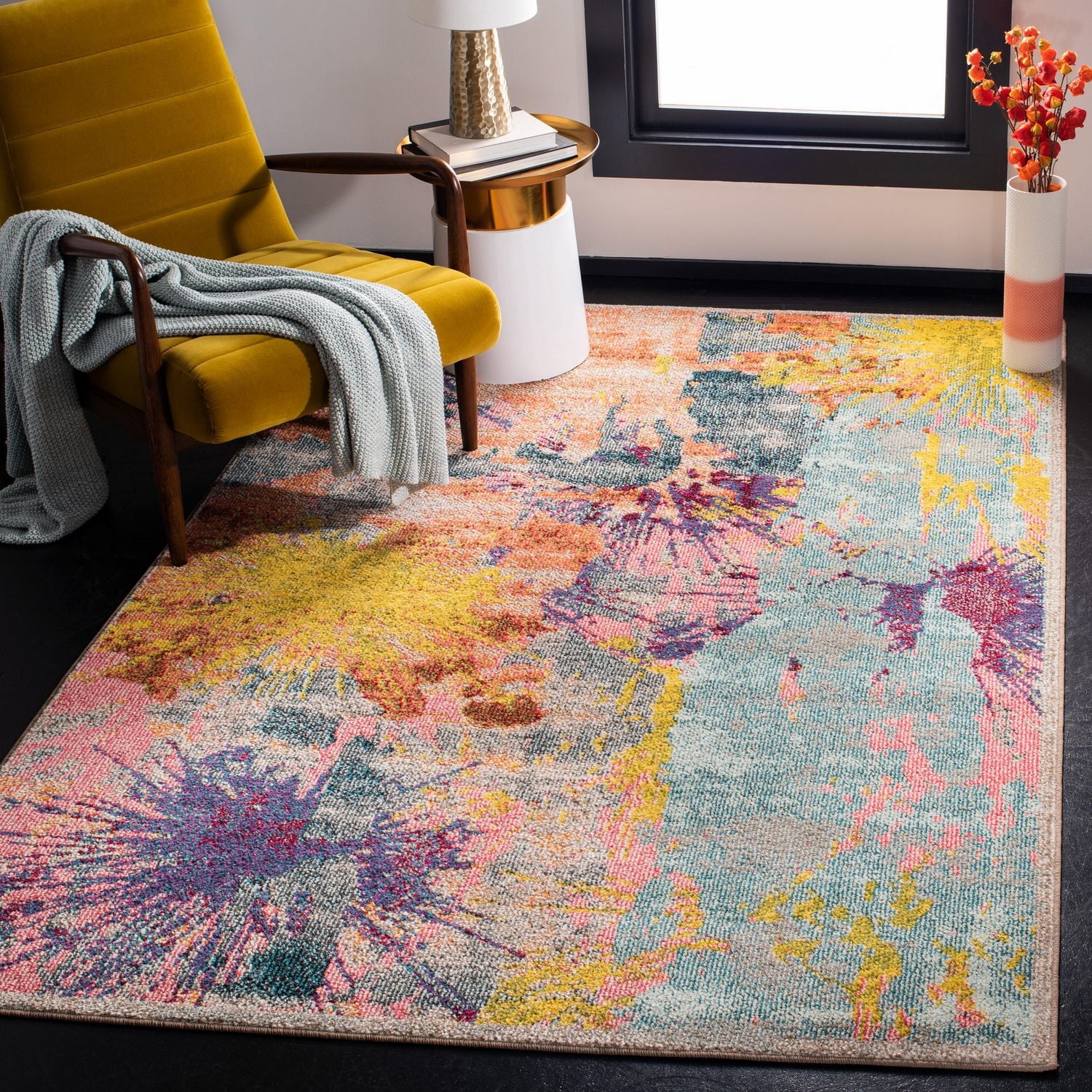 Click here for Safavieh Madison Anabelle Abstract Watercolor Area... prices