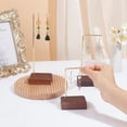 3 Sets 3 Styles Walnut Wood Dangle Earring Hanging Holder Jewelry ...