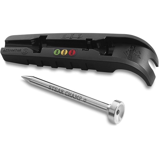 SteakChamp - Ultimate Steak Thermometer - LED Light Indicator 3rd Gen ...