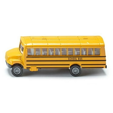 Yellow School Bus with Pull-Back Action Diecast Toy Model 5" Long ...