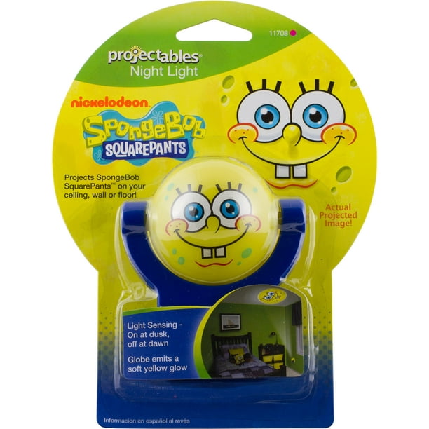 Projectables LED Plug-In Night Light, SpongeBob SquarePants - Walmart.com
