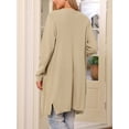DARING DIVA Women's Spring Open Front Knit Long Cardigan Sweaters S ...