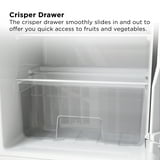 TCL 4.5 Cu. ft. Two Door Compact Mini Fridge With Freezer – Black ...