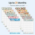 SUNEE, 2026 Wall Calendar Large 22.75x15.5 Inches, 21-Month Vertical ...