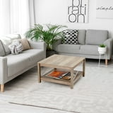 JOMEED 31.5" Square Coffee Table Modern Living Room Accent Furniture ...