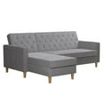 CosmoLiving by Cosmopolitan Liberty Reversible Sectional/Futon with ...
