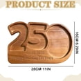 Brown Rustic Wooden Serving Platter, Commemorative Charcuterie Board ...