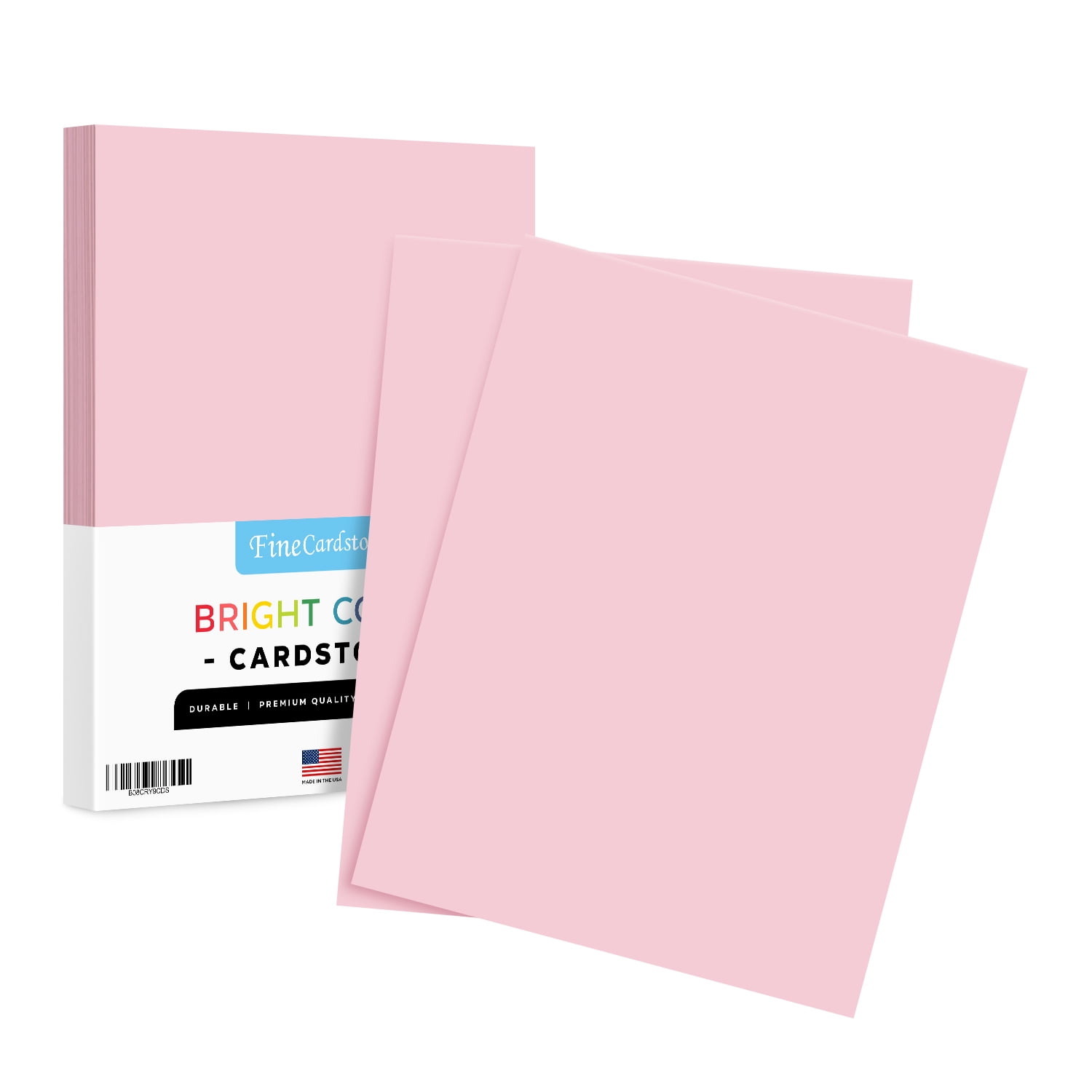 Premium Colored Card Stock Paper | 50 Sheets Pack | Superior Thick 65lb ...