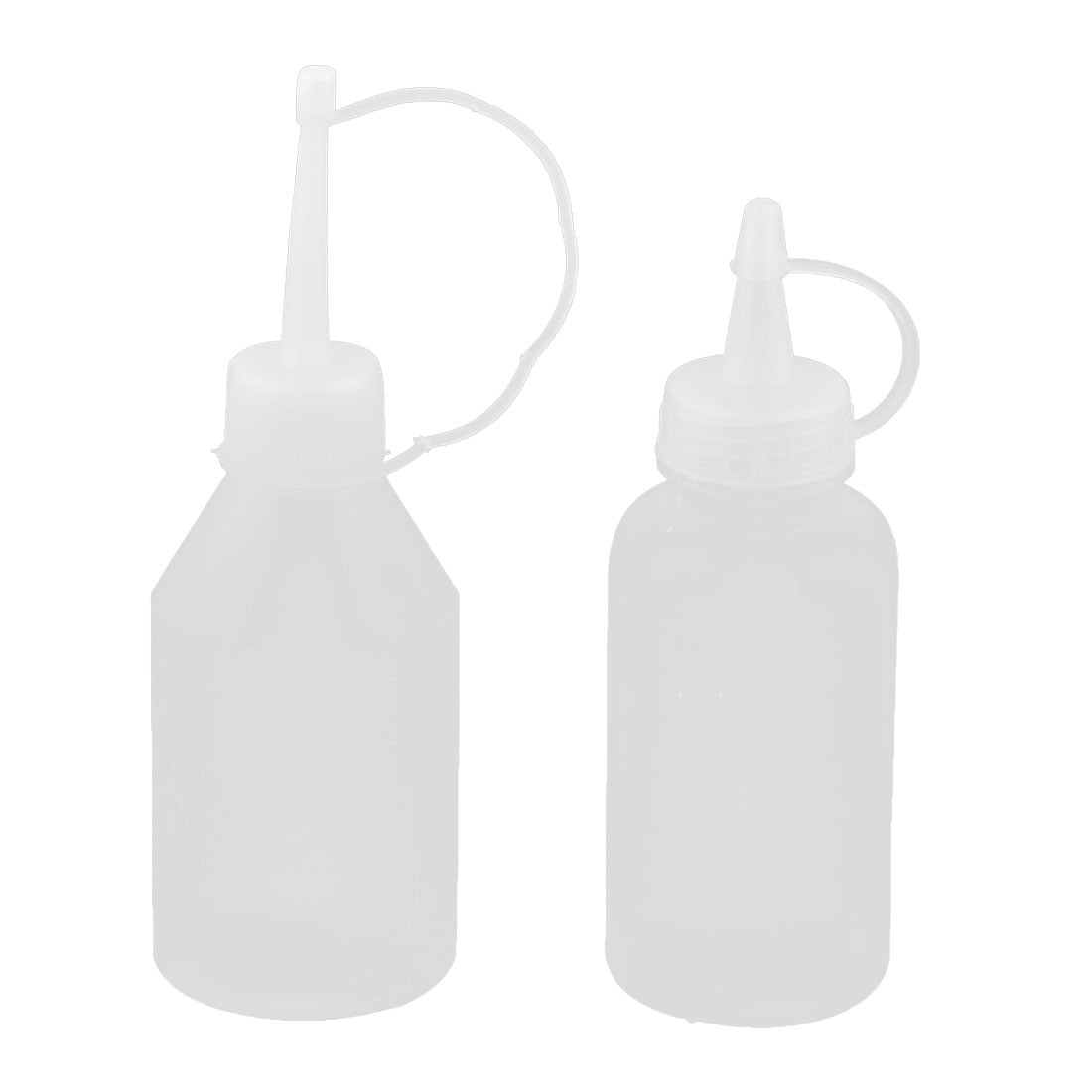 Flacon vide en plastique blanc transparent distributeur 2 en 1 ...