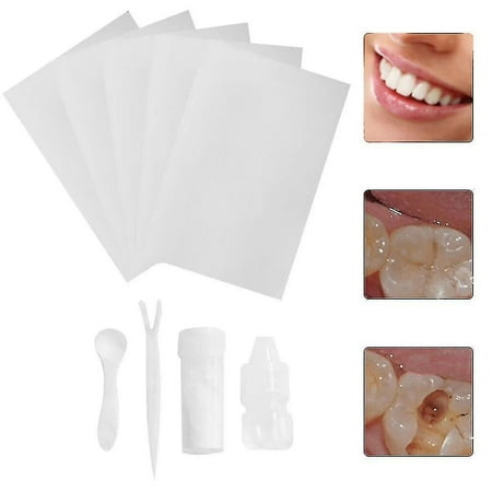 Repair Cement Teeth Gap Falseteeth Solid Glue Set Tooth Filling Kit ...