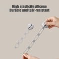 5-Hole Cable Organizer with Adhesive Base, Silicone Cord Management ...