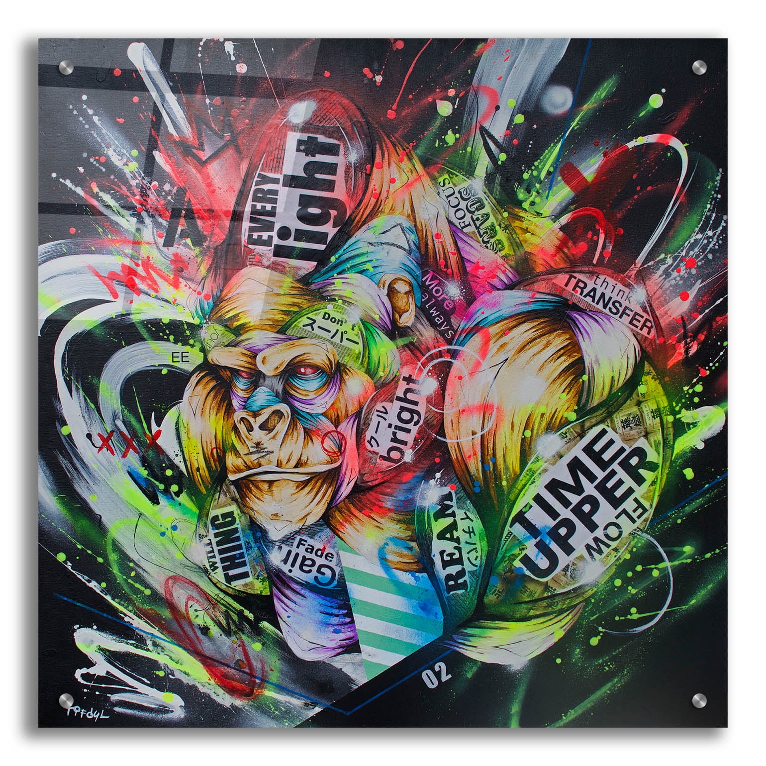 Epic Art 'Where the night falls' by Taka Sudo, Acrylic Glass Wall Art, 24"x24" - Walmart.com