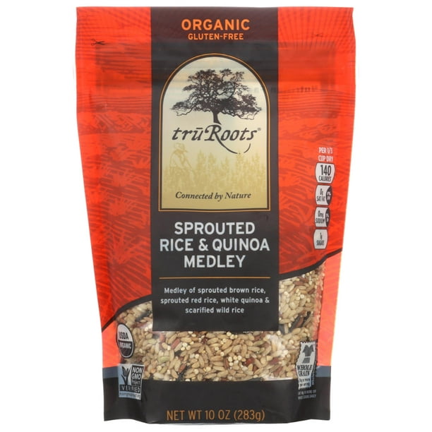 Truroots Sprouted Rice Quinoa Blend, 10 Oz - Walmart.com
