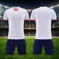 AHTJRT Kids Soccer Sets Color Block Short Sleeve T-Shirt and Shorts 2 ...