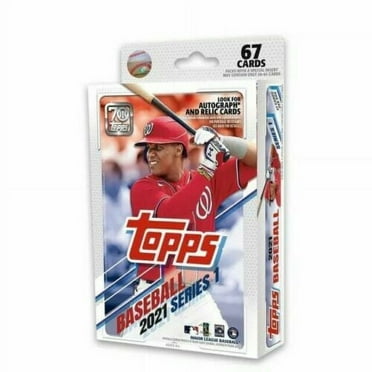 MLB Topps 2022 Series 1 Baseball Trading Card HANGER Box (67 Cards ...