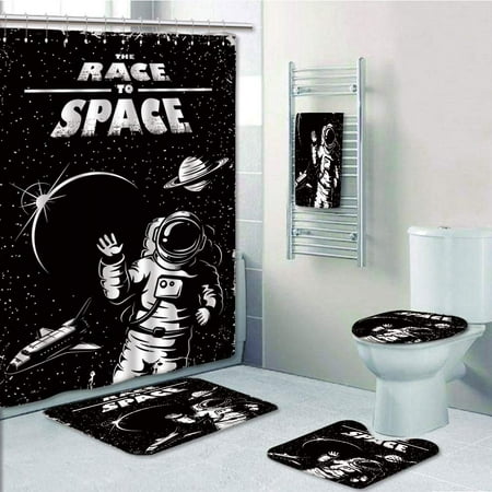 EREHome Astronaut The Race to Space Retro with Space Crafts Planets ...