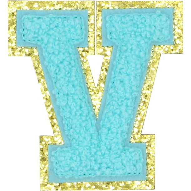English Letter V Iron On Repair Patches Alphabet Sewing Appliques ...