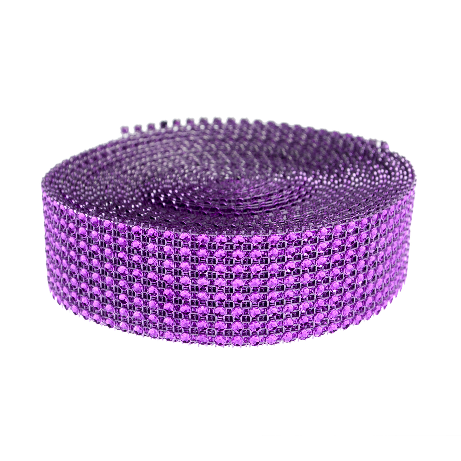 Aspire Silver Rhinestone Ribbon, Diamond Rhinestone Mesh Ribbon, 1.5" x ...