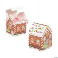 Fun Express Gingerbread Christmas Multi-color Paper Gift Boxes, (12 ...