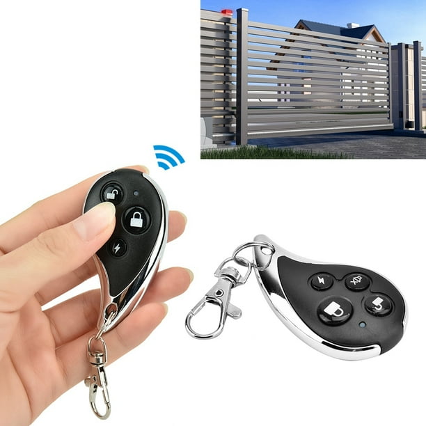 433HZ 4-Channel Learning Code Controller, 4-Button Remote Control Key ...