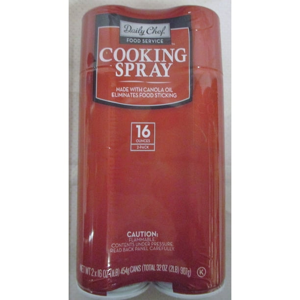 Daily Chef Cooking Spray (16 Oz. Cans, 2 Pk.) - Walmart.com - Walmart.com