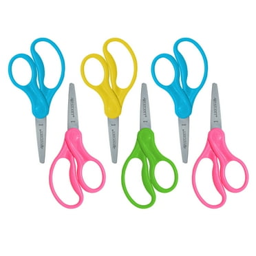 Westcott 5" Hard Handle Kids Scissors, Blunt, Assorted Colors (No Color ...