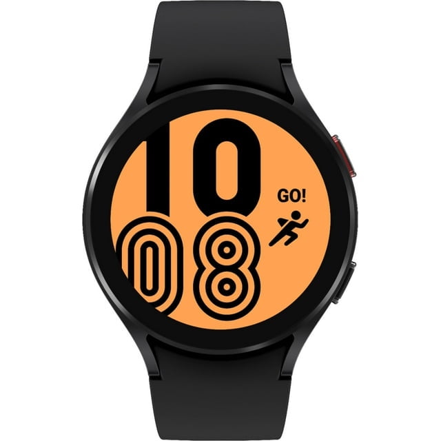 Samsung Galaxy Watch 4, GPS + Cellular, 44mm Black Aluminium Case ...
