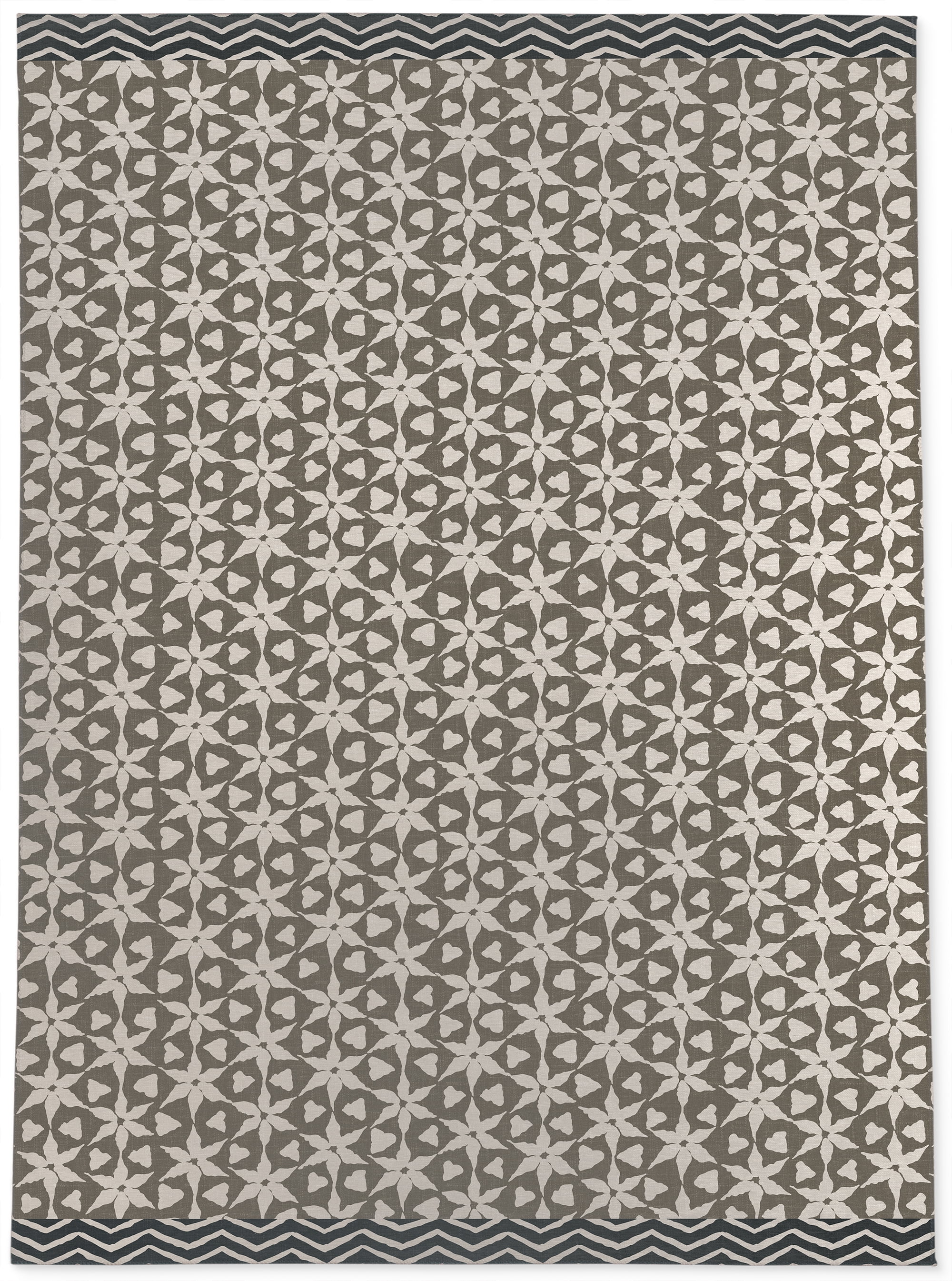 BULA FLOWER BROWN SQUARE Outdoor Rug By Kavka Designs - Walmart.com
