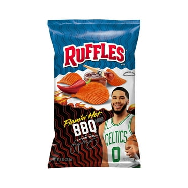 Ruffles Simply Potato Chips Hot & Spicy Flavored, 7.5 oz Bag - Walmart.com