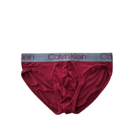 Calvin Klein Men's Ultra Soft Modal Hip Briefs (Medium, Red Raspberry ...