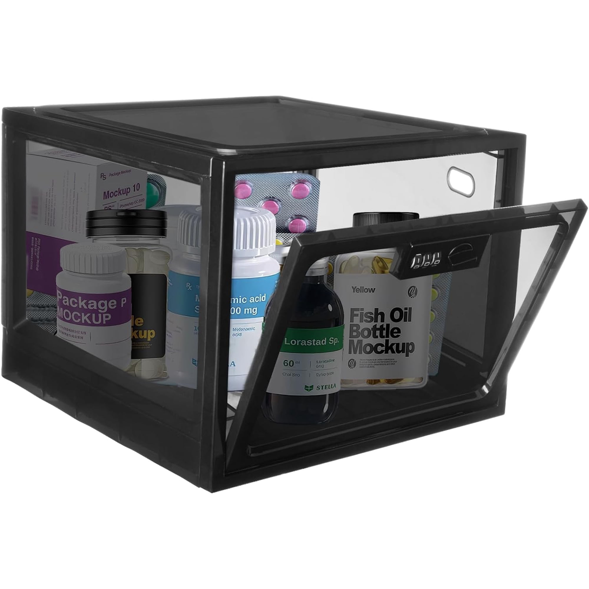 Click here for Nobrand Lock Box Lockable Storage Box For Food/Sna... prices