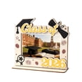 Viflosae Graduation Wooden Picture Frame Handmade Desk Photo Holder ...