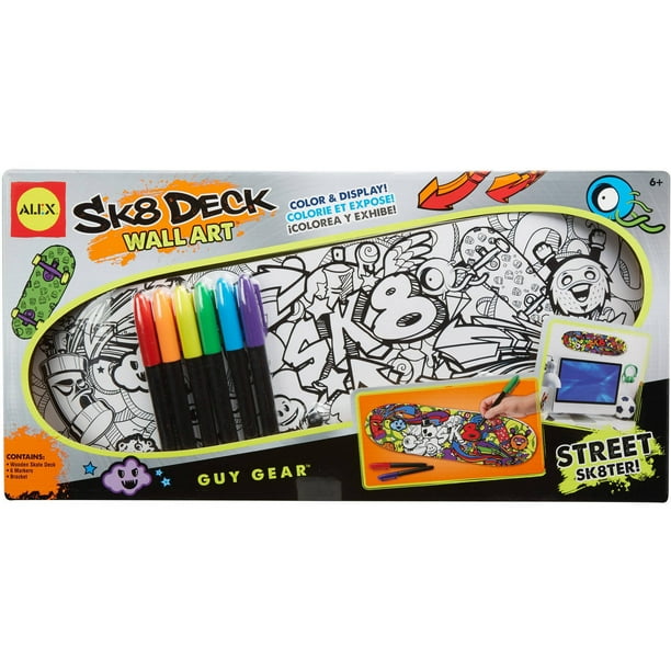 ALEX Toys Craft Sk8 Deck Wall Art Street Sk8ter - Walmart.com