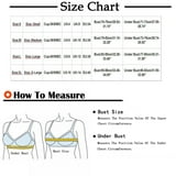 Aoochasliy Bras for Women Clothes Push Up Solid Color Comfortable Full ...